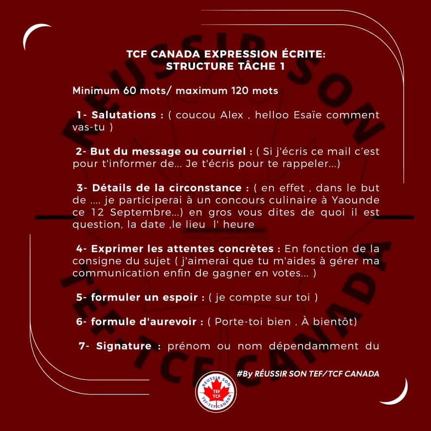 Formations TEF/TCF Canada